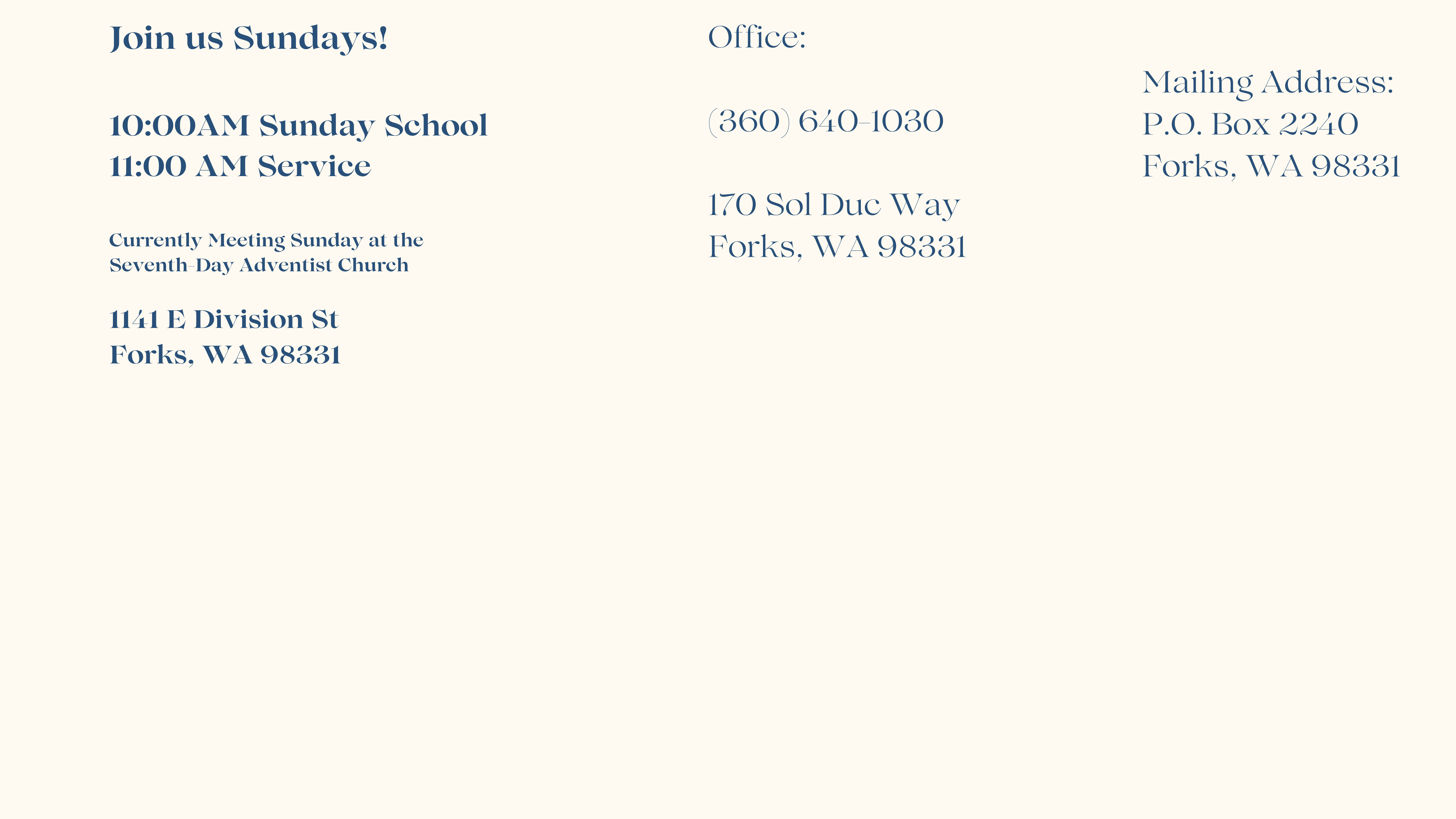 Staff – Forks Nazarene